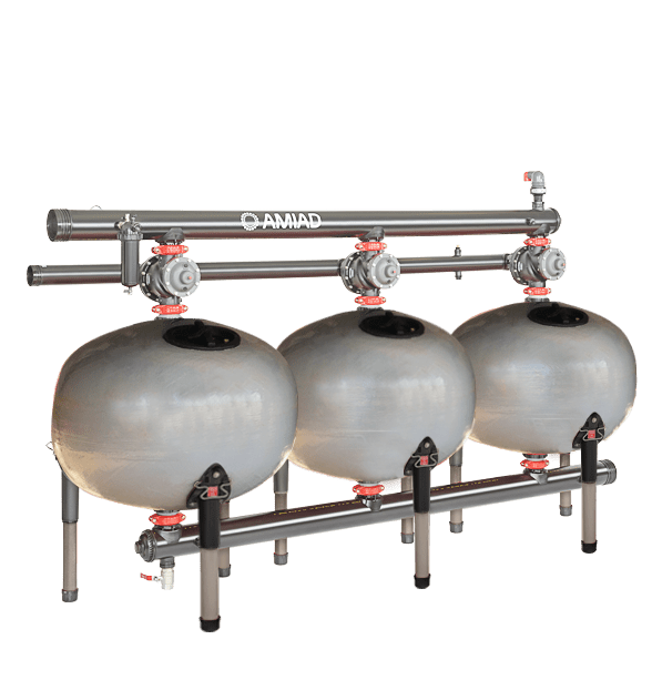 - Amiad Water Systems AGF automatic media irrigation filter system for ...